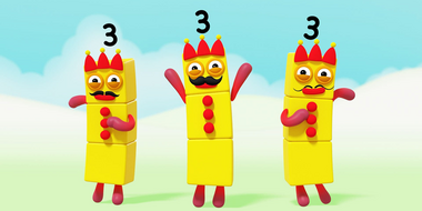 Numberblocks - Series 2 - The Three Threes