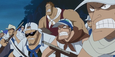 One Piece - Zou - A Hungry Front - Luffy and the Marine Rookies!