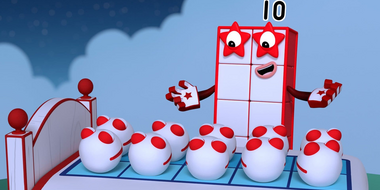 Numberblocks - Series 6 - Ten in the Bed